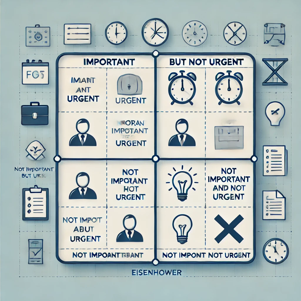 Manajemen Waktu menggunakan Eisenhower Matrix