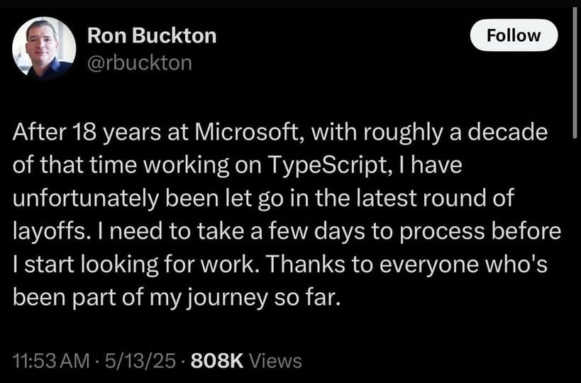 Ron Buckton (@rbuckton), seorang mantan karyawan Microsoft programmer ...