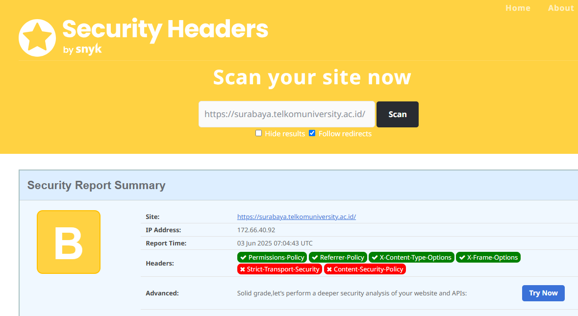 Mengapa hasil scan penilaian security header berbeda-beda, dan apa ...