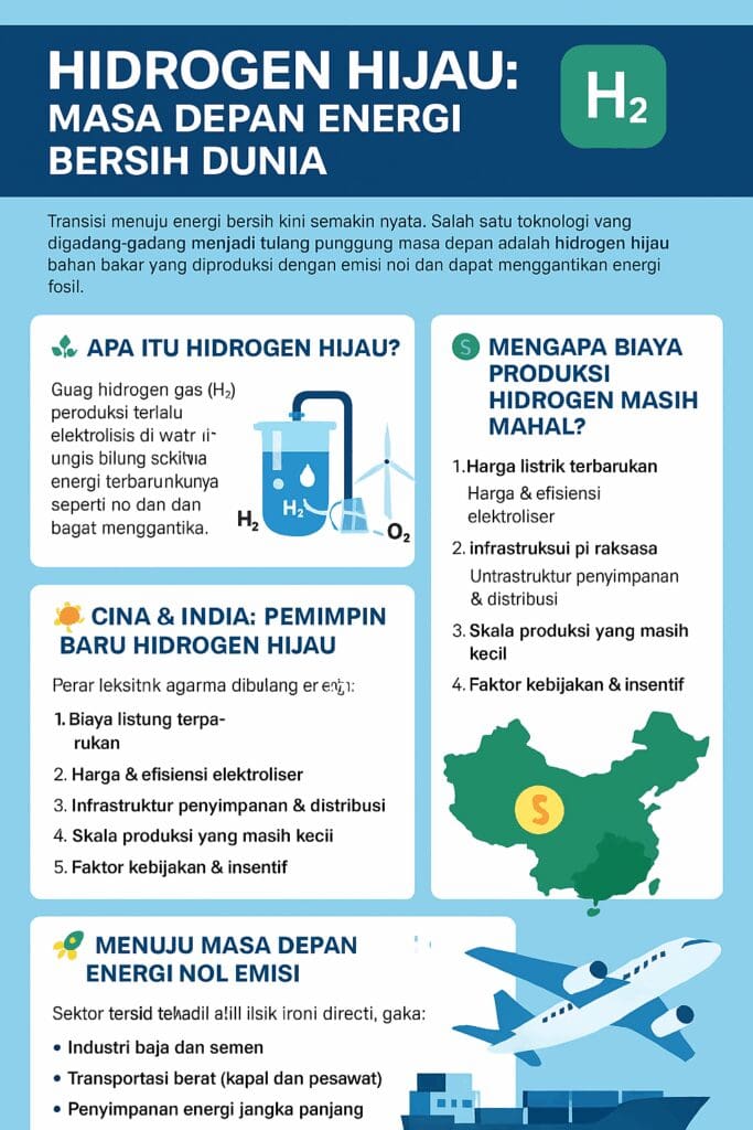 Elektrolisis Air, Kunci Energi Hidrogen dalam Transisi Energi Bersih Dunia